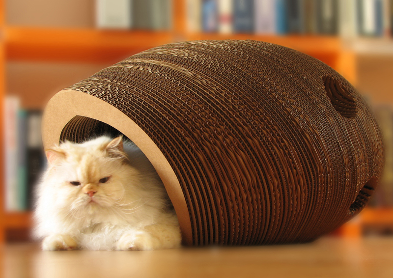 Cocoon playhouse for your kitten | Velvet Cushion